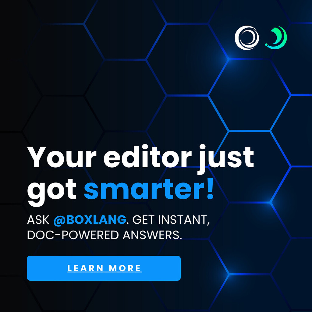 BoxLang VSCode Extension v1.7.0 - BoxLang - Ortus Solutions Community